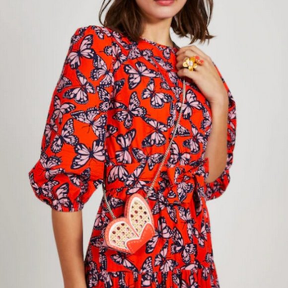 kate spade | Bags | Kate Spade Wing It Butterfly Coin Purse On Chain ...
